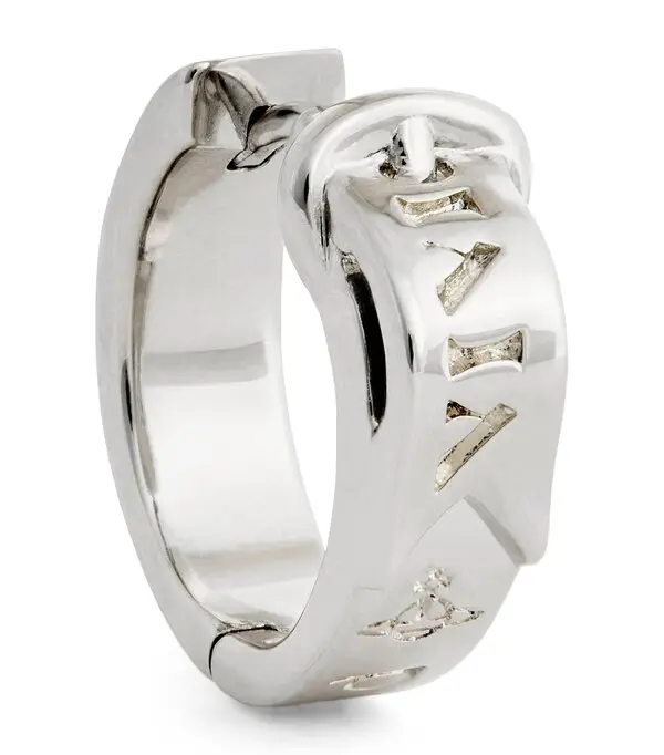 VIVIENNE WESTWOOD Bobby Single Hoop Earring - Silver