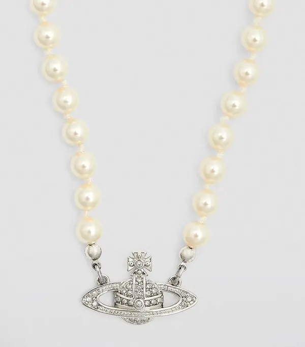 VIVIENNE WESTWOOD Pearl Bas Relief Necklace