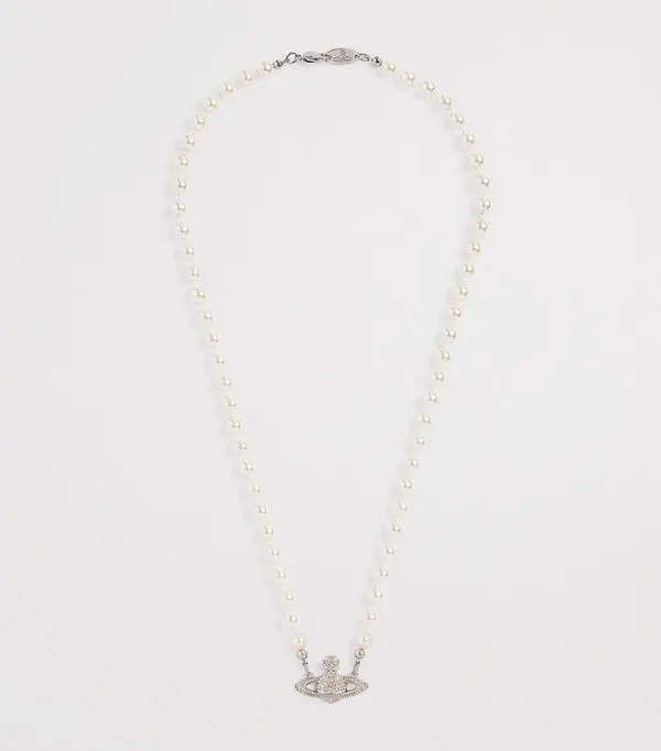 VIVIENNE WESTWOOD Pearl Bas Relief Necklace