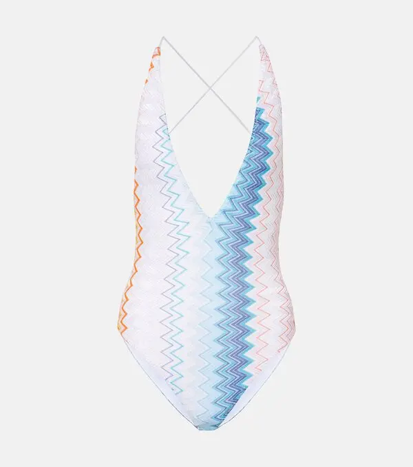Missoni Zigzag One-piece Swimsuit - Multicoloured