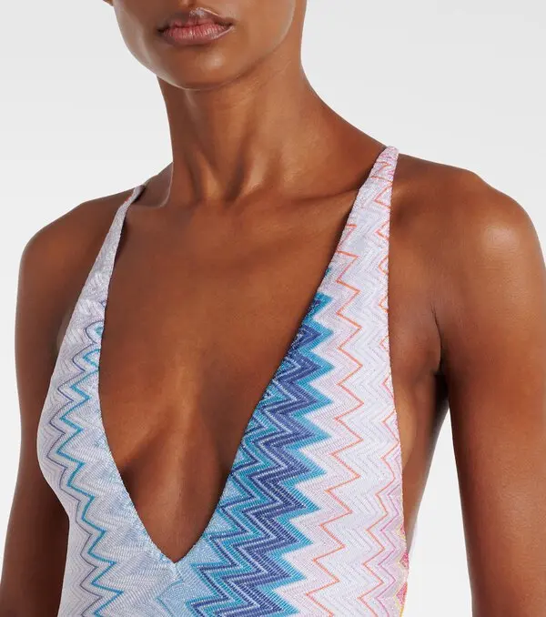 Missoni Zigzag One-piece Swimsuit - Multicoloured