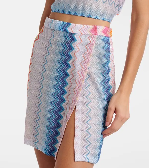 Missoni Zigzag Print Mini Skirt