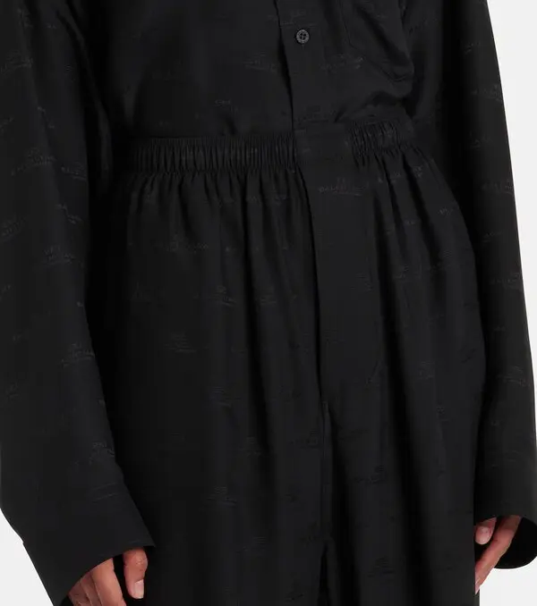 Balenciaga Silk Pajama Pants