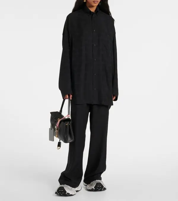 Balenciaga Silk Pajama Pants