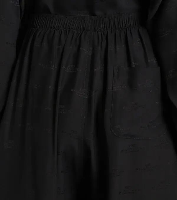 Balenciaga Silk Pajama Pants