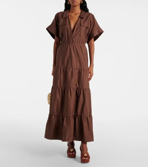 ADRIANA DEGREAS Cotton Shirt Dress
