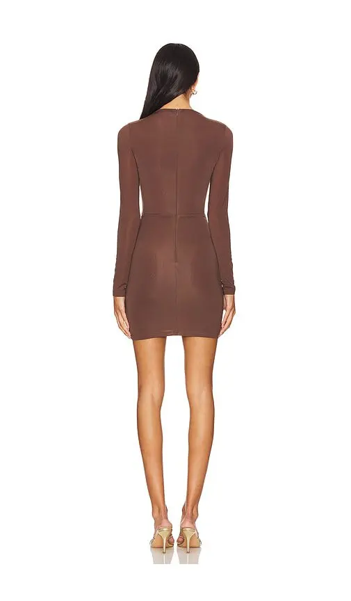 Superdown Sarah Cut Out Dress - Chocolate