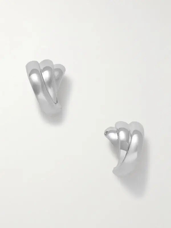 LIÉ STUDIO The Magda -tone Earrings - Silver