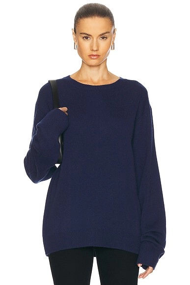 Eterne James Cashmere Sweater - Navy