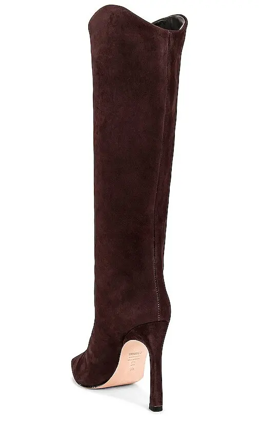 Schutz Maryana Sculpt Boot - Chocolate