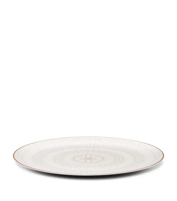 THE MARTHA, BY BACCARAT Arcadia Gold Show Plate