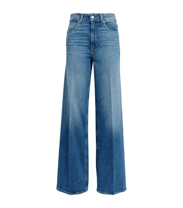 Paige Sasha Wide Leg Jeans - Blue