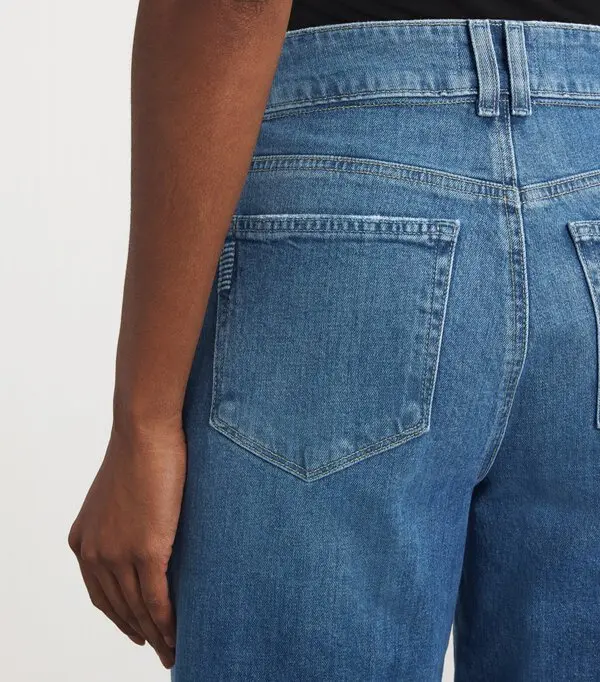 Paige Sasha Wide Leg Jeans - Blue