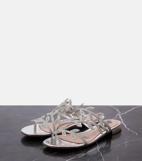 GIANVITO ROSSI Flavia Embellished Sandals