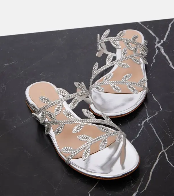 GIANVITO ROSSI Flavia Embellished Sandals