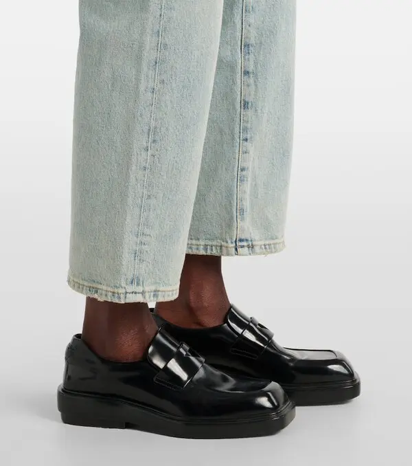 7 For All Mankind High-rise Straight Leg Jeans