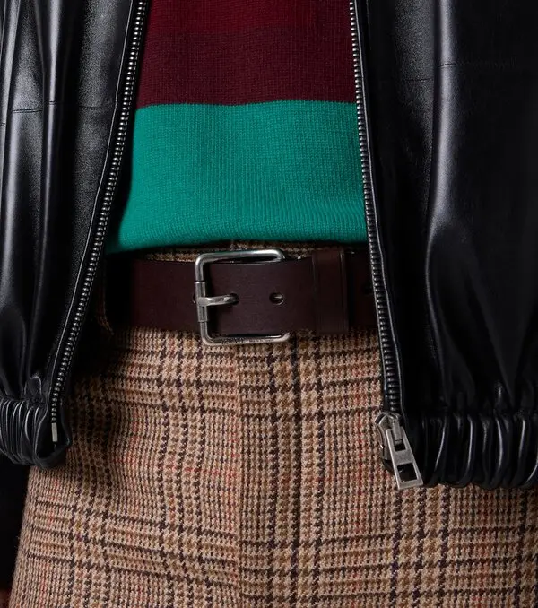 Loewe Roller Curve Leather Belt