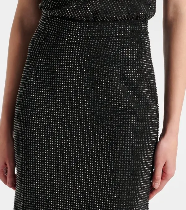 Roland Mouret Crystal-embellished Maxi Skirt