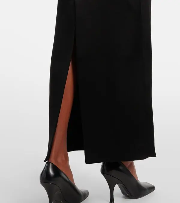 Khaite Chet Satin Maxi Skirt