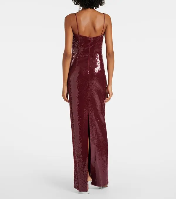 Rebecca Vallance Sequin Embellished Gown