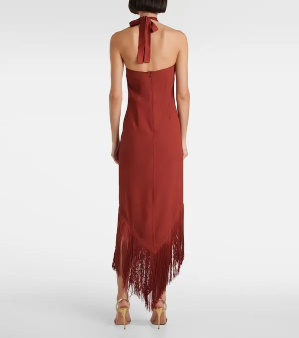 TALLER MARMO Nina Fringed Maxi Dress