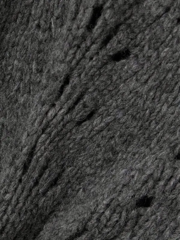 FRAME Open-knit Merino Wool Cardigan
