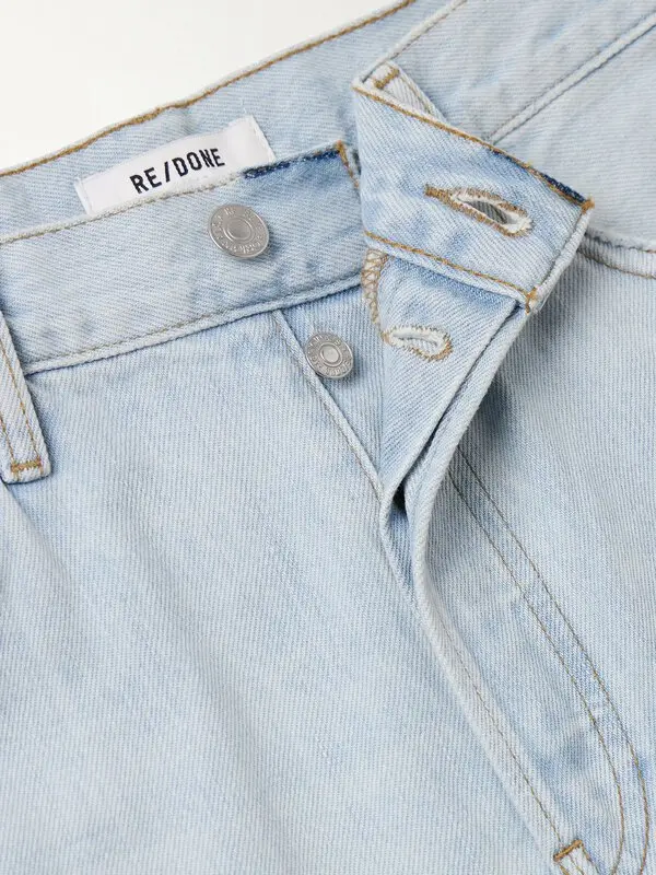 RE/DONE 90s Loose High-rise Straight-leg Jeans - Blue