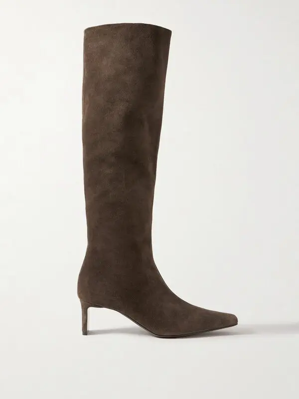 Khaite Ona Suede Knee-high Boots