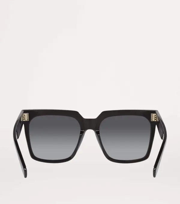 Celine Acetate Square Frame Sunglasses - Black