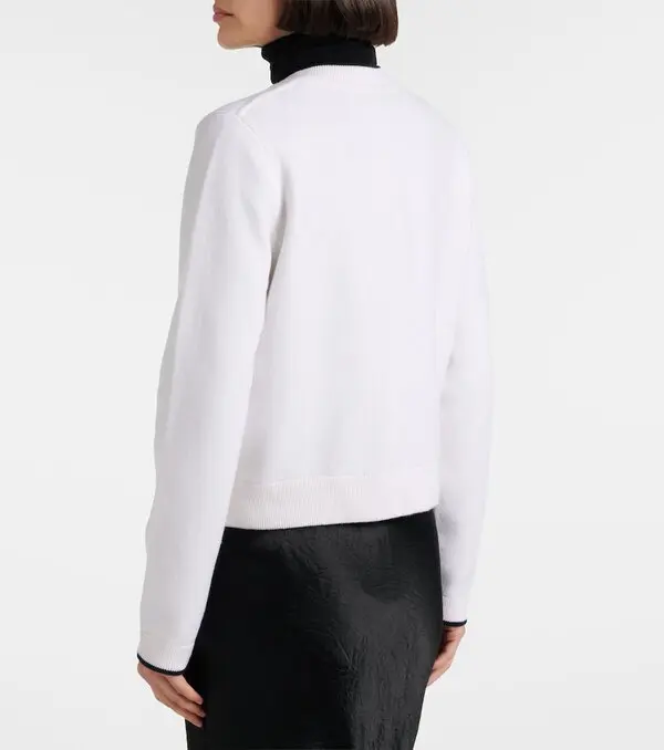 Vince Wool And Cotton-blend Cardigan