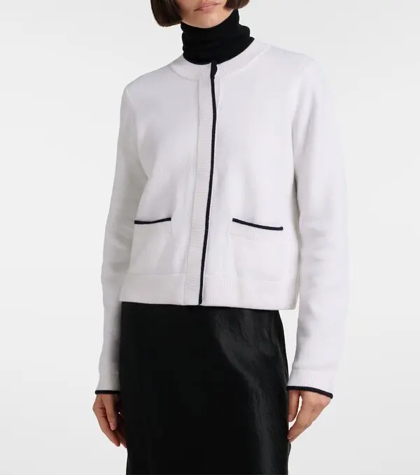 Vince Wool And Cotton-blend Cardigan