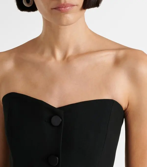 Veronica Beard Arlette Peplum Corset Top