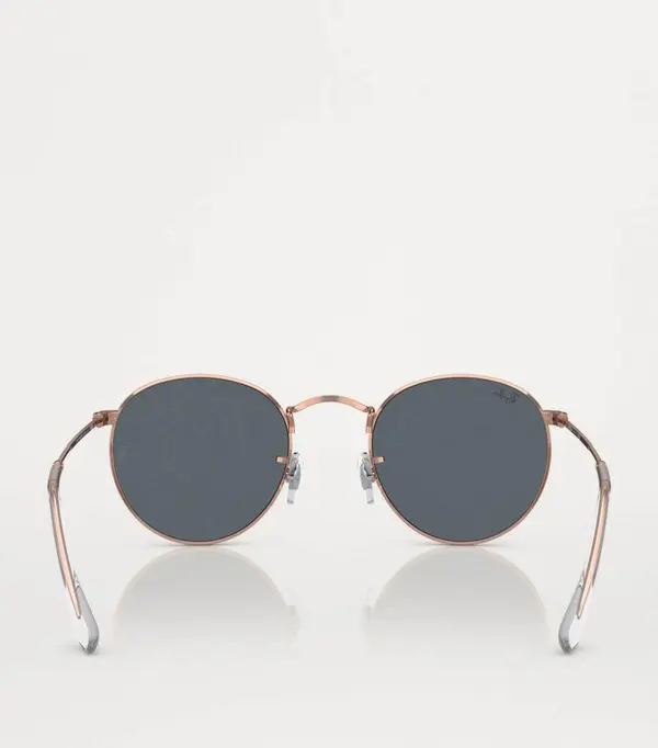 Ray-ban Round Metal Sunglasses - Gold