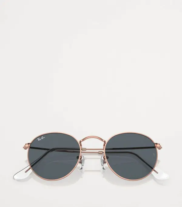 Ray-ban Round Metal Sunglasses - Gold