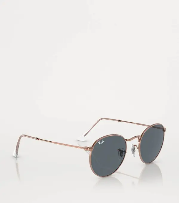 Ray-ban Round Metal Sunglasses - Gold