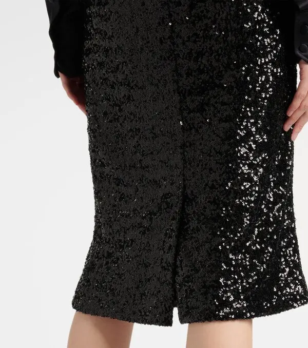 Dolce & Gabbana Sequined Midi Skirt