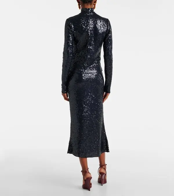 Polo Ralph Lauren Sequined Turtleneck Top
