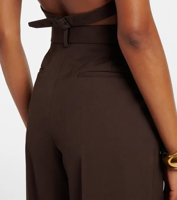 Wardrobe.NYC Wool Straight Leg Trousers