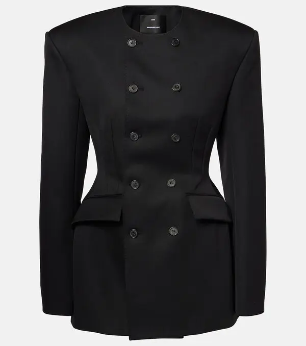 Wardrobe.NYC Twill Blazer Dress - Black