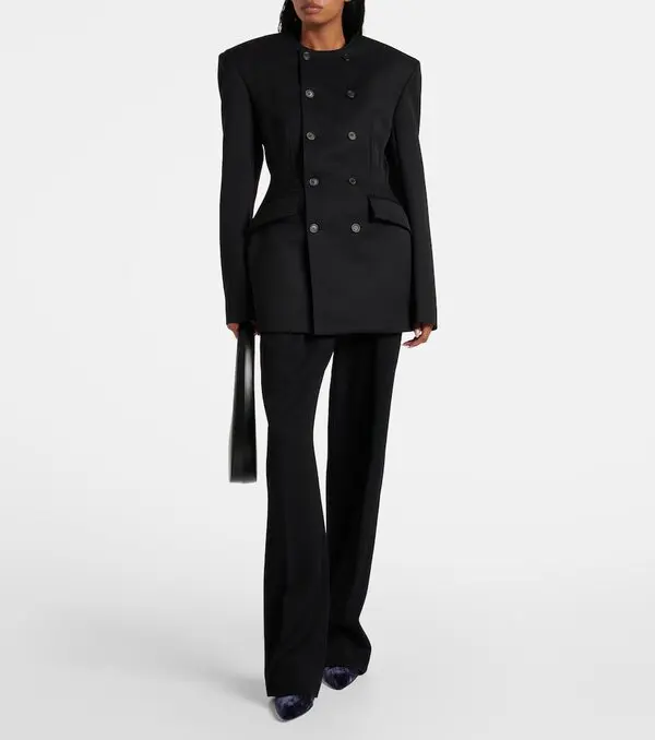 Wardrobe.NYC Twill Blazer Dress - Black