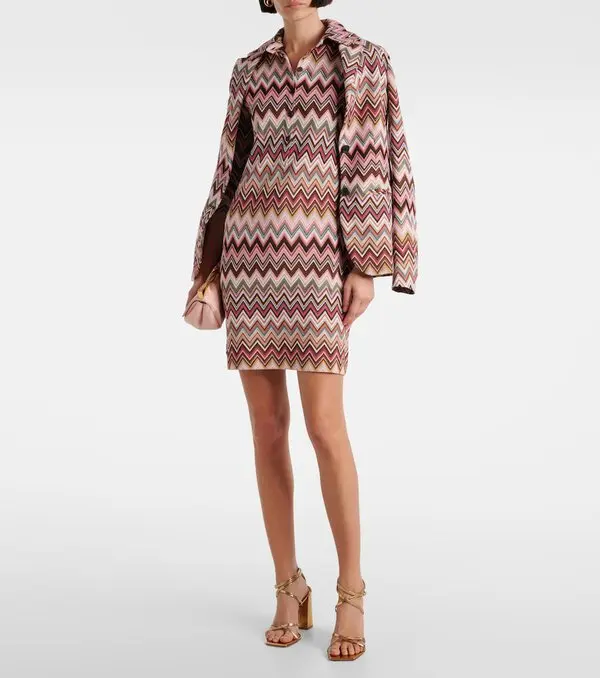 Missoni Cotton-blend Mini Dress