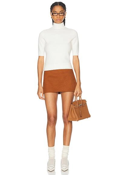 SEROYA Yael Knit Turtleneck Top