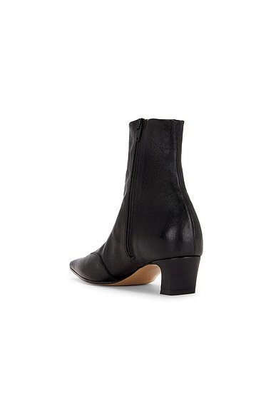 Khaite Nevada Ankle Stretch Boot - Black