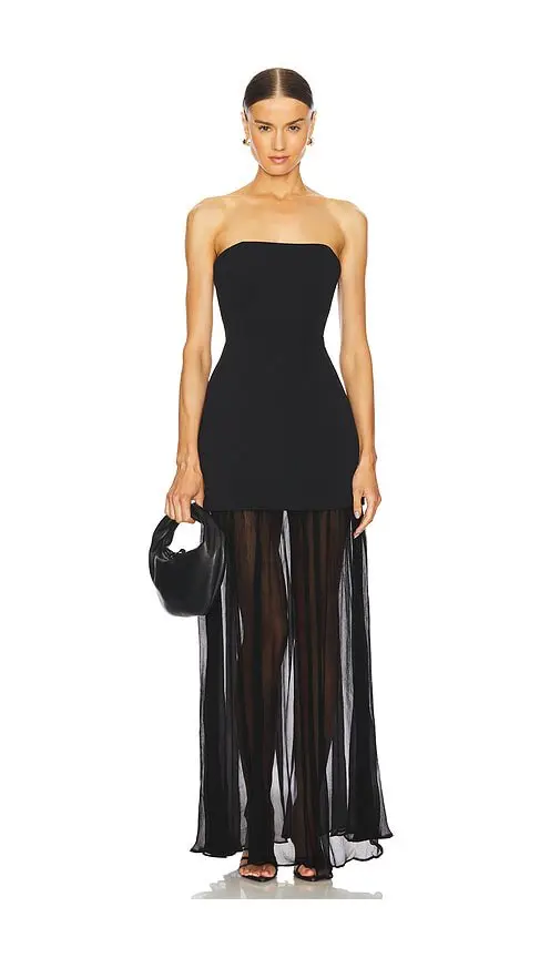 L'academie Amiens Gown - Black