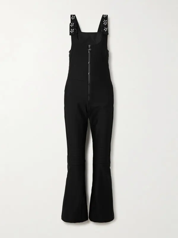 Perfect Moment Stretch Ski Salopettes - Black
