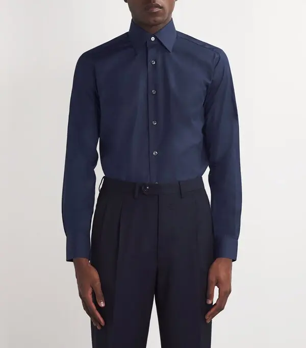 Brioni Cotton Shirt - Blue