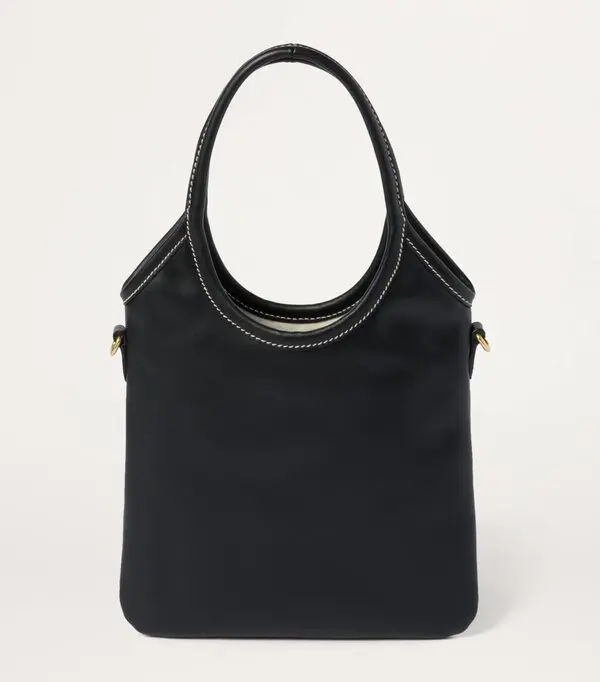 Miu Miu Calf Leather Ivy Tote Bag - Black