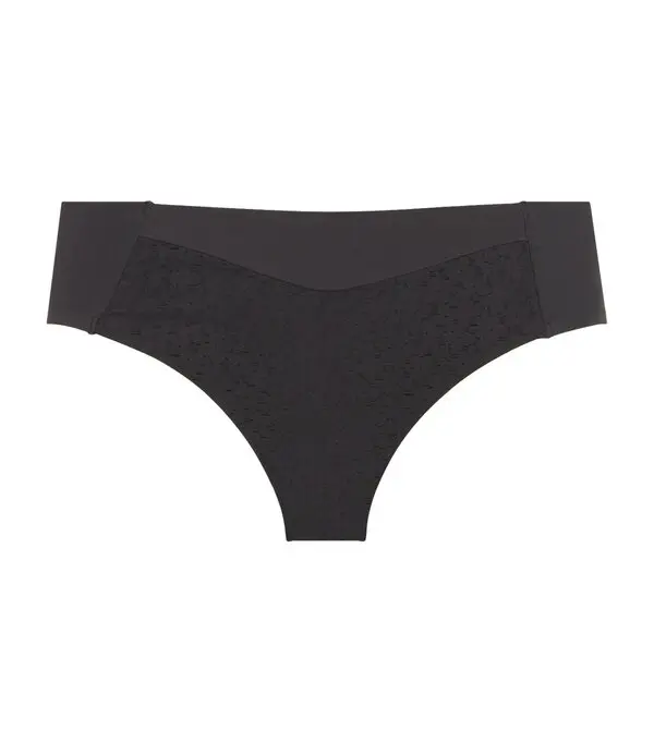 Chantelle Lace-detail Norah Briefs - Black