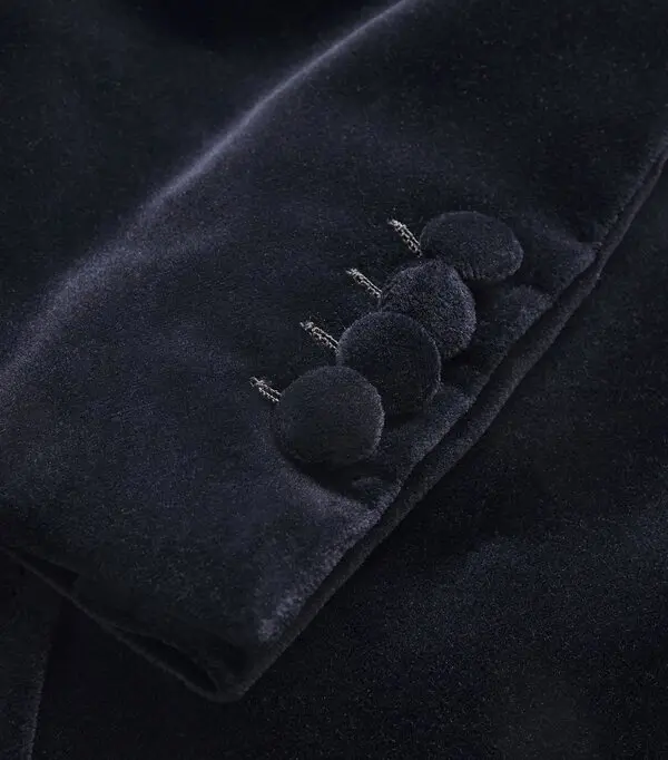 Brioni Velvet Single-breasted Blazer