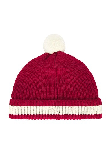 BODE Merino Wool Pom Hat - Red